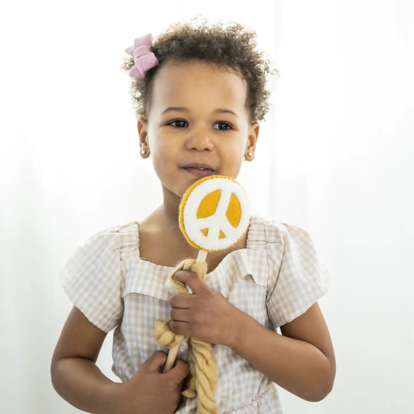 Whimsy Peace Sign Felt Wand – Peony Pedal's Hand Picked